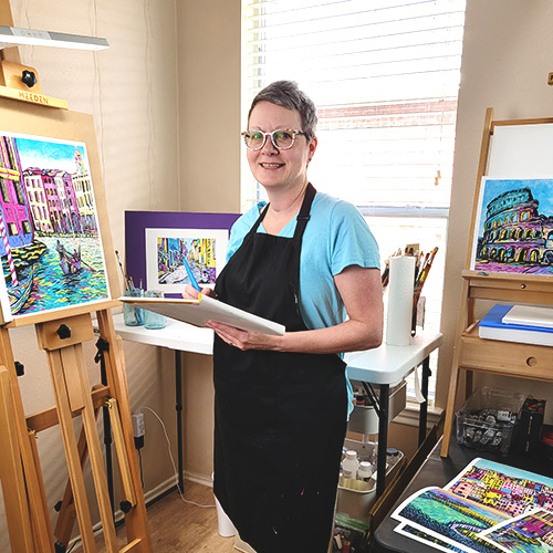 Shelley Kay, Acrylic Artist